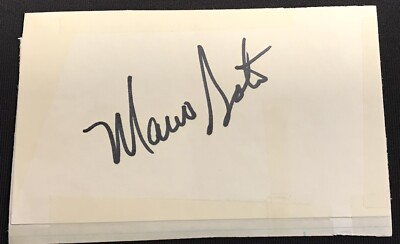 Mario Soto Cincinnati Reds Signed Autographed 3x5 Index Card | eBay