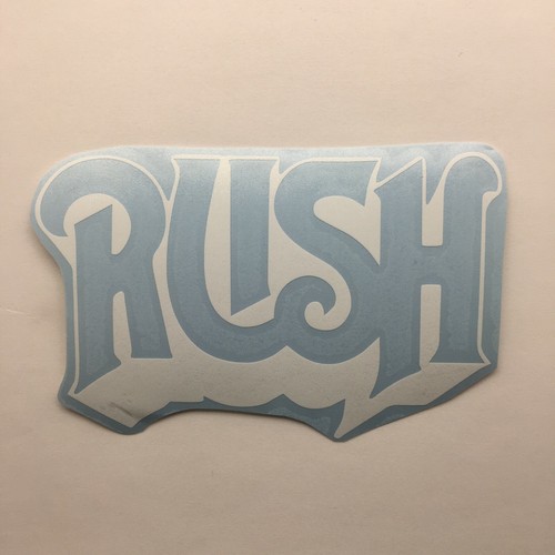Rush Band Logo Die Cut Vinyl Sticker Classic Hard Rock and Roll Metal ...