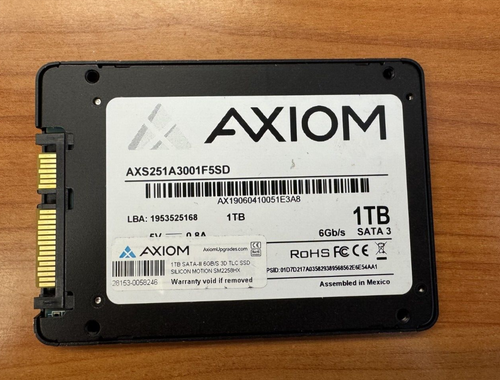 AXIOM 1TB SSD CLIENT AXSC251A3001F5SD 2.5" | eBay