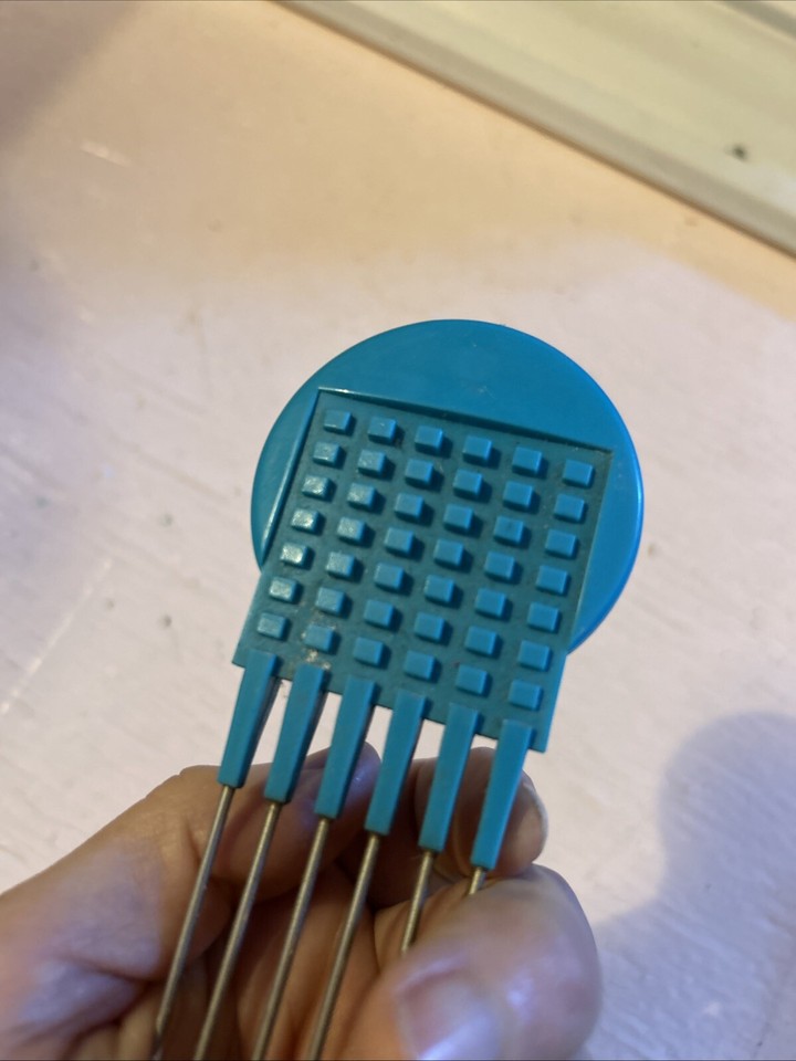 Vintage M Teaser Comb Hair Ratting Fluff Afro Retro Modern Turquoise ...