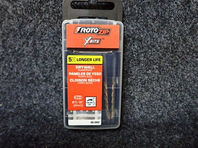 NEW (Pack of 2) RotoZIP XB-DW2 5/32" Drywall Zip Bits w/Guide Point (SH ...