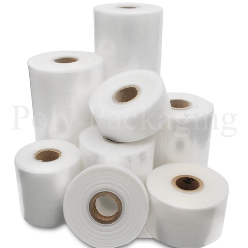 20 x LAYFLAT TUBING 12" Wide(250 Gauge)Clear Polythene Rolls(305mmx335m ...