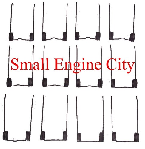 Qty (12) 12 Pack 43783 Craftsman Agri-Fab DeThatcher Thatcher Rake Tine Spring | eBay