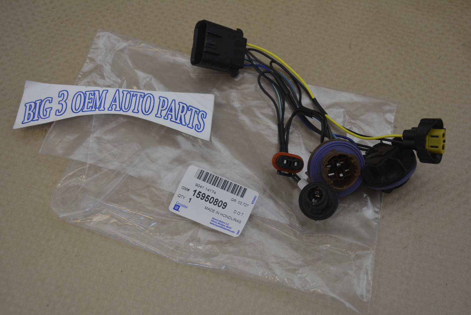 2007-2014 Chevrolet Suburban Tahoe Headlamp Wiring Harness new OEM ...