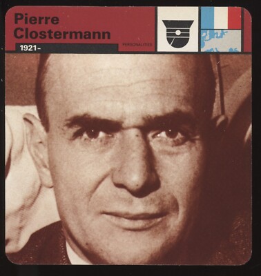 Pierre Clostermann Edito Service Card Second World War II Person | eBay