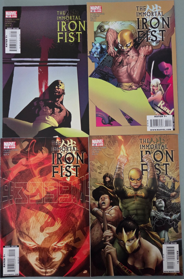 THE IMMORTAL IRON FIST SET OF 10 ISSUES (2007) MARVEL COMICS 1ST ORSON ...