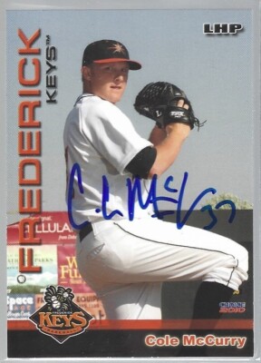 2010 Choice Frederick Keys #15 Cole McCurry IP autograph signed card | eBay