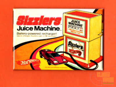 Sizzlers Juice Machine box art 2x3" fridge/locker magnet Hot Wheels ...