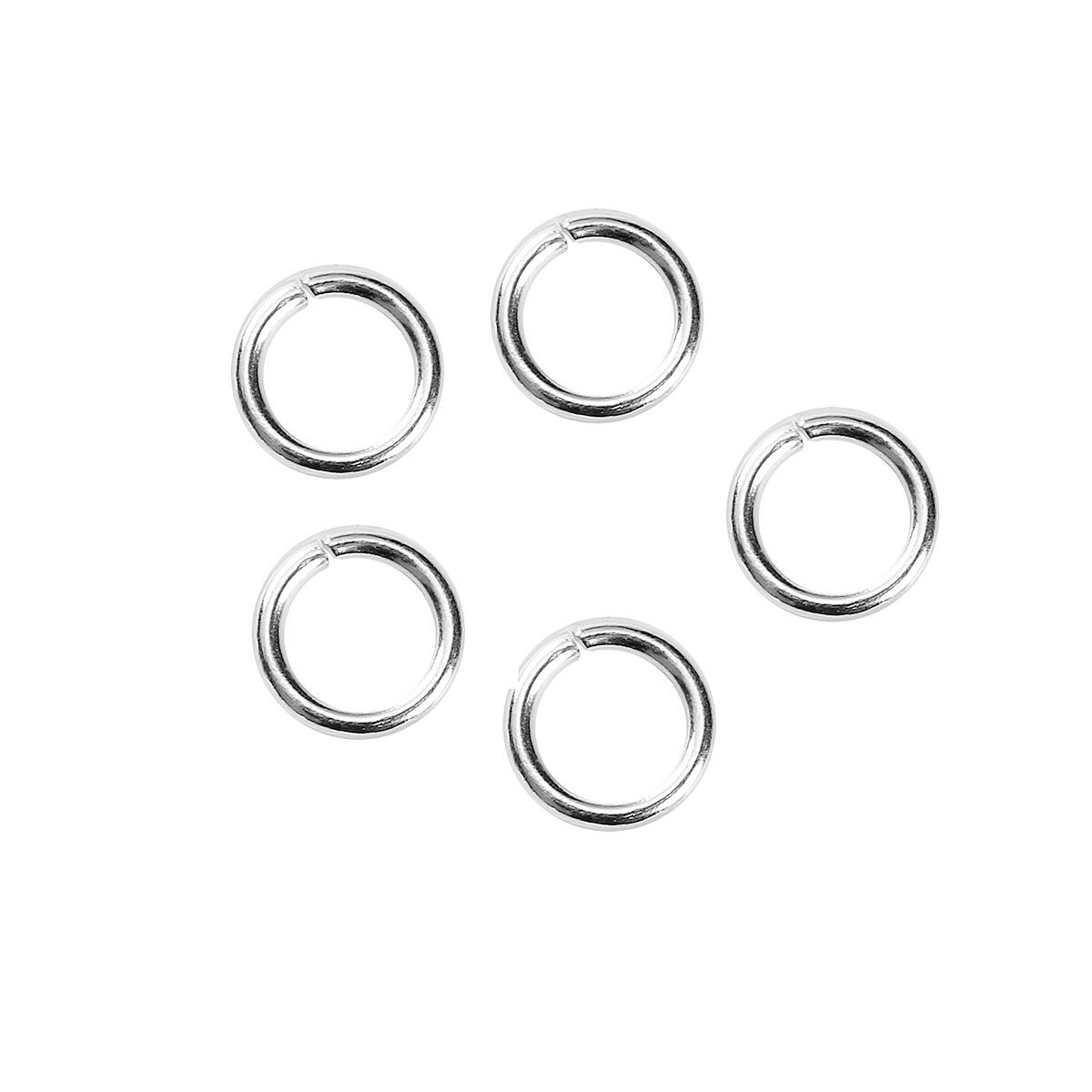 Silver Color Alloy Jump Ring - Silver Color Jewelry Craft Adjustable ...