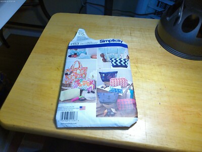 Simplicity Pattern 1153 Accessories tote bag, purse, cosmetic case ...