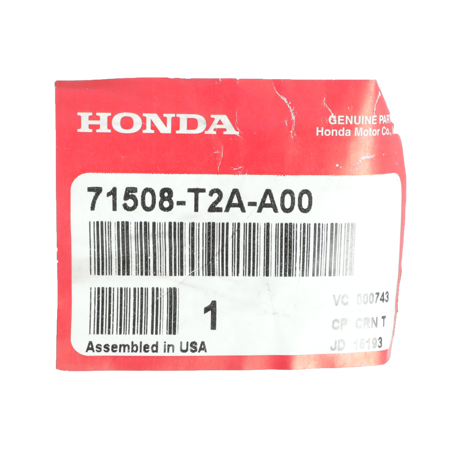 NEW OEM Honda 2013-2017 Accord Rear Bumper Side Protector Retainer ...