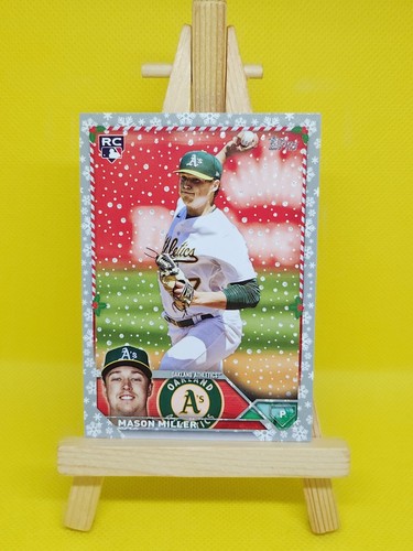 MASON MILLER 2023 Topps Holiday #H183 Metallic Snowflake Parallel RC ...