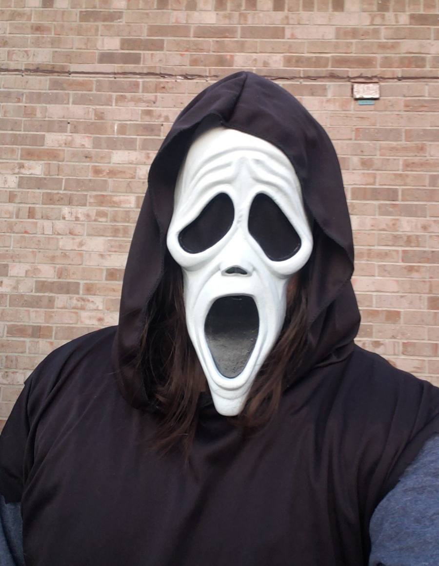 Latex Doofy Ghostface Mask Scary Movie Scream Halloween Ghost Face ...