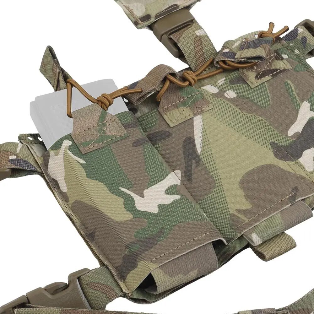 Tactical Airsoft SS Style Chest Rig Split Chassis H-harness Magazine ...