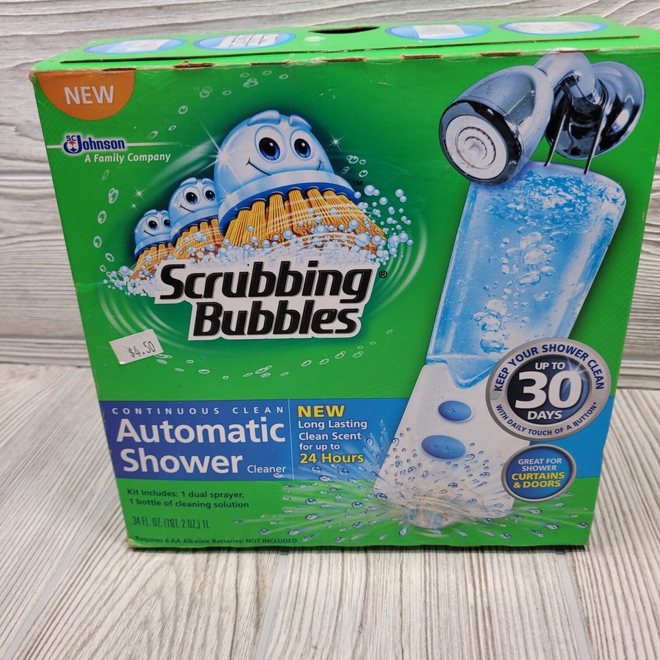 Scrubbing Bubbles Automatic Shower Cleaner Bathroom Starter Kit 34 FL ...