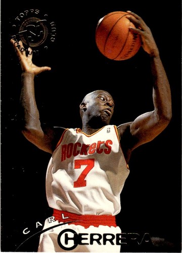 1994-95 Stadium Club Basketball Card Carl Herrera Houston Rockets #115 ...