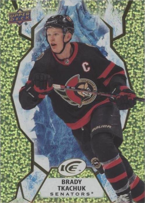 2021-22 Upper Deck Ice - Brady Tkachuk #99 Green for sale online | eBay