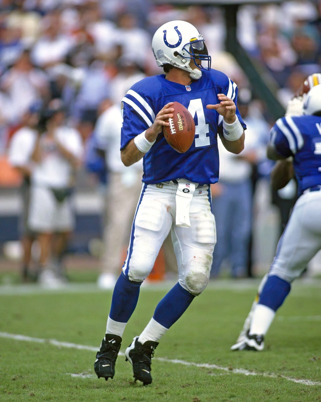 Jim Harbaugh #4 Indianapolis Colts NFL 8"X10" Glossy Photo Print 11-SDC ...