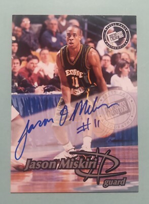 1999 Press Pass Authentics Autographs JASON MISKIRI Rookie RC Auto ...
