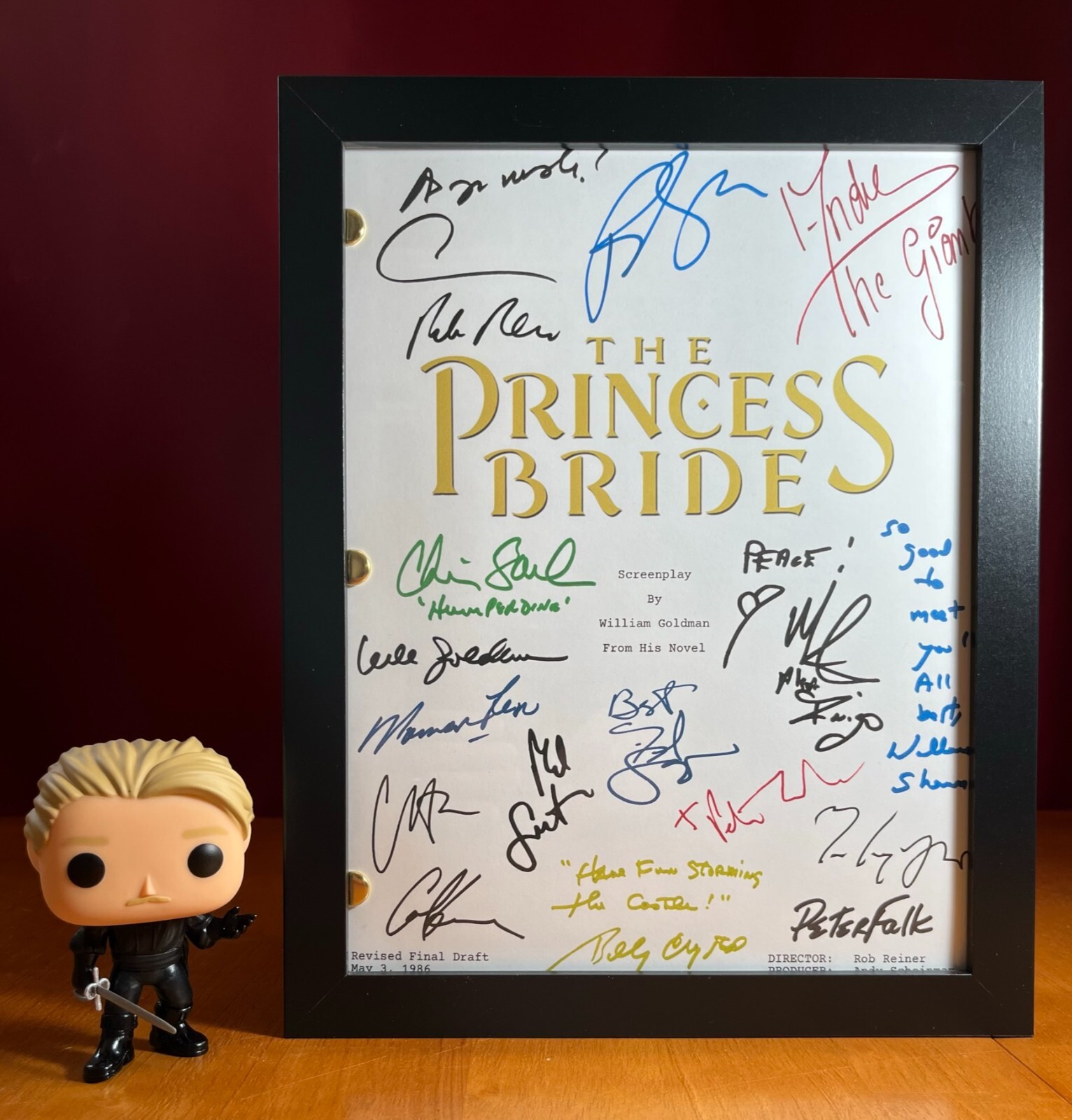 The Princess Bride Script Signed- Autograph Reprints- 154 Pages- As You ...