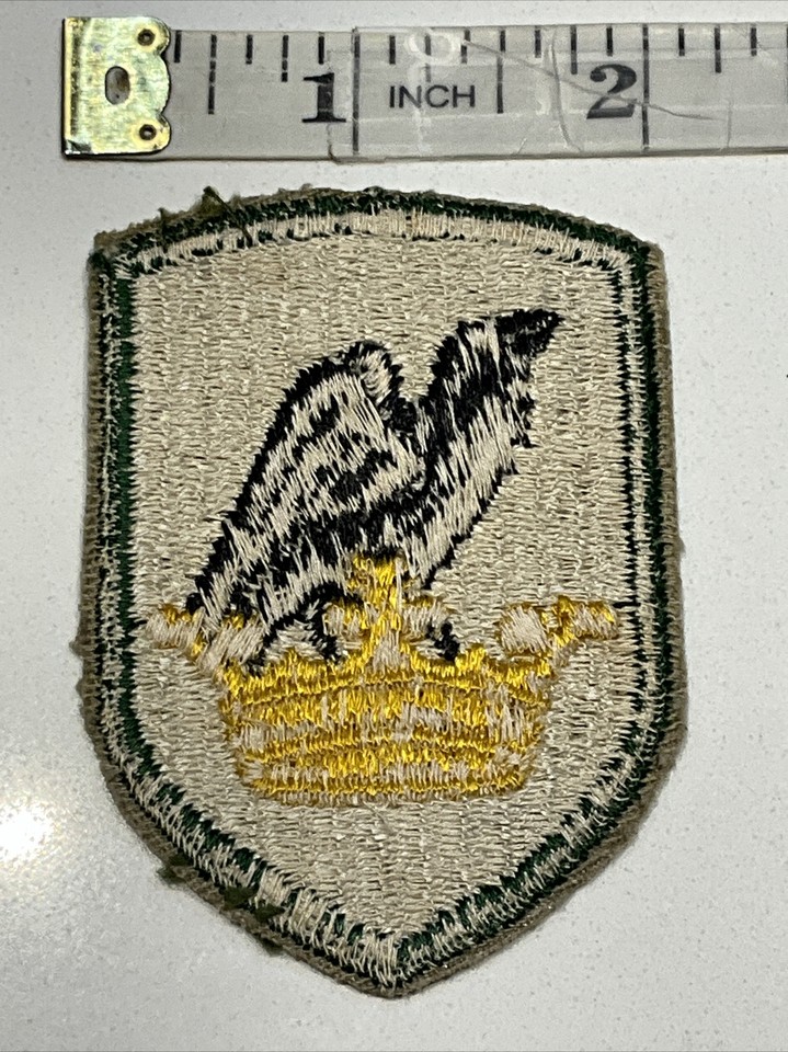 Original WWII U.S. Army WASHINGTON NATIONAL GUARD Full Color Cut Edge ...