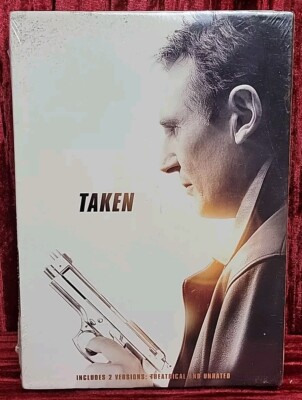 Taken DVD W/Sleeve Theatrical & Unrated Extended Cut Brand New Free ...