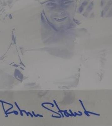 2017 Leaf Signature Series - Robin Stanek #BA-RS1 Printing Plate Black ...