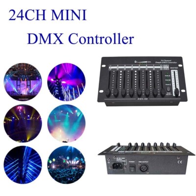 Mini DMX Controller 24 Channels for Stage Lights Console Equipments | eBay