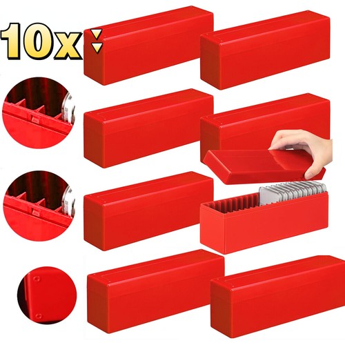 10PCs Storage Box Plastic Case for 20 Certified PCGS NGC Slabs Coin ...