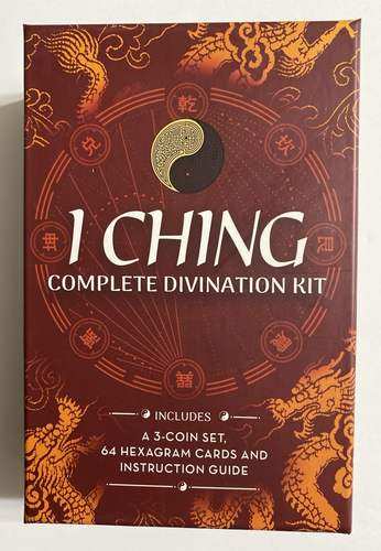 NEW I CHING Complete Divination Kit. 3 coins, 64 Hexagram Cards and ...