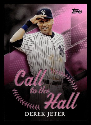 Derek Jeter 2025 Topps #CTH-17 Call to the Hall Pink Foil New York ...
