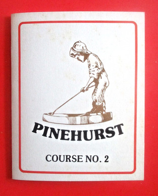 vtg - Golf Scorecard - PINEHURST COUNTRY CLUB cc - Course No. 2 - NC | eBay
