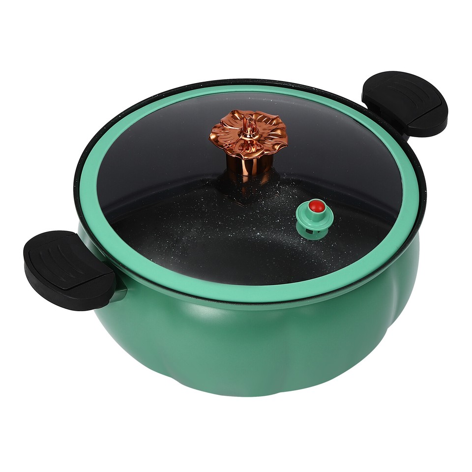 8L Micro Pressure Cooker non-stick Clay Wok Multifunction Cooking soup ...