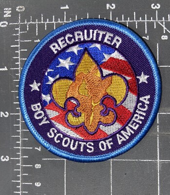 Recruiter Patch Boy Scouts of America BSA Recruiting Badge Insignia ...