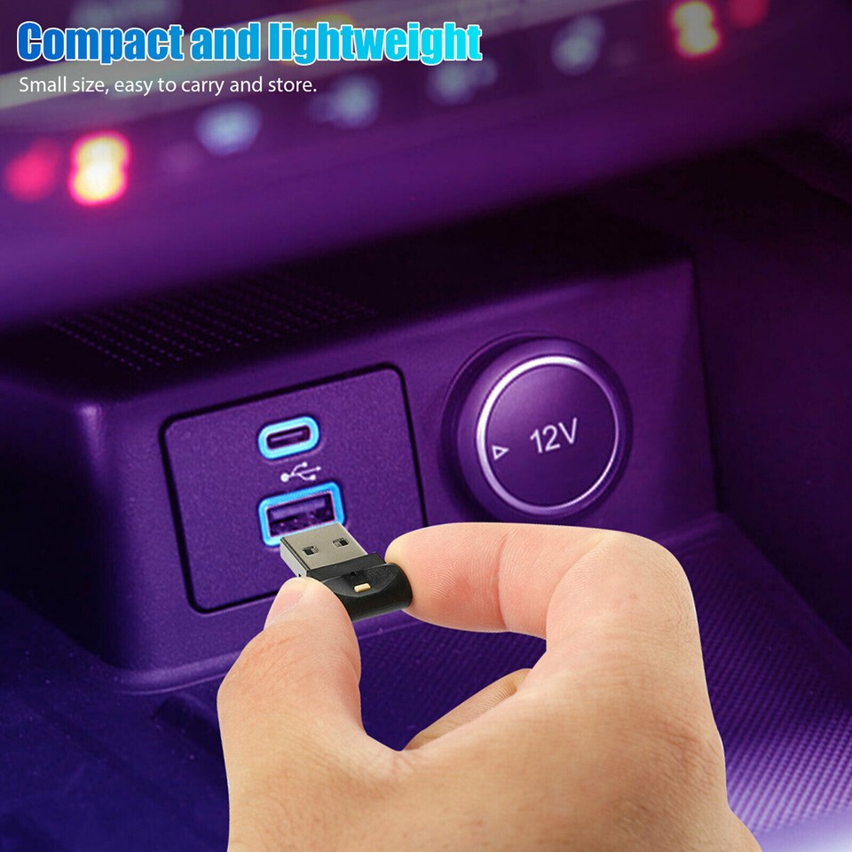 1x Mini Lamp Bulb LED USB Interior Neon Atmosphere Ambient Light Car ...