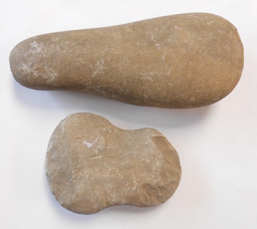 Native American Lenape Tribe 2 Stone 3.75" 6" Ax Axe Heads Provenance ...