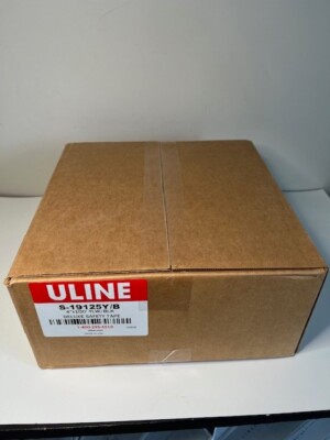 ULine Yellow Blk Stripe Deluxe Safety Tape Roll S-19125Y/B 4" x 100 ...
