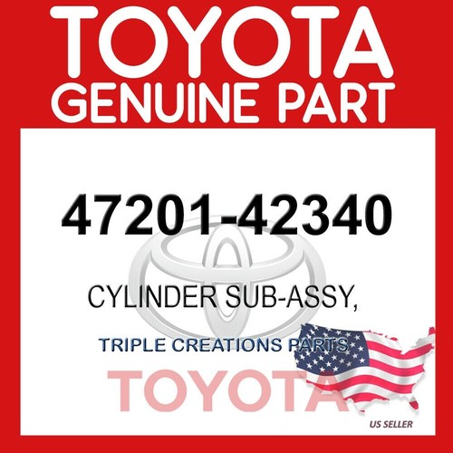 47201-42340 GENUINE OEM TOYOTA CYLINDER SUB-ASSY, 4720142340 | eBay