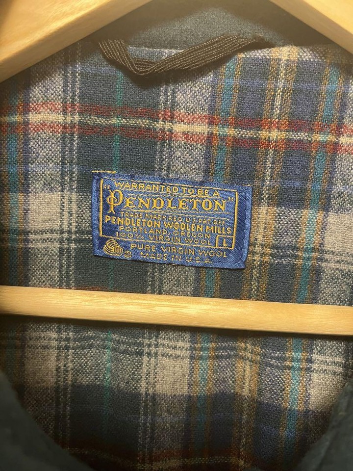 PENDLETON Made In Usa Wool Coat Men's #DL15 | eBay