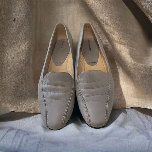 Amalfi by Rangoni Women's Gray Leather Loafers Size 7.5B Made in Italy ...