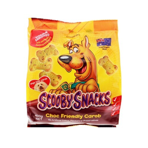 Scooby Snacks Choc Friendly Carob Dog Treats / Biscuits 400g ...