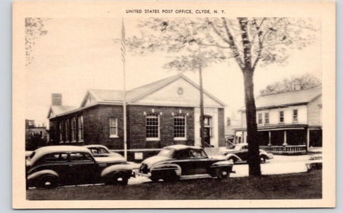 POSTCARD UNITED STATES POST OFFICE CLYDE NEW YORK | eBay