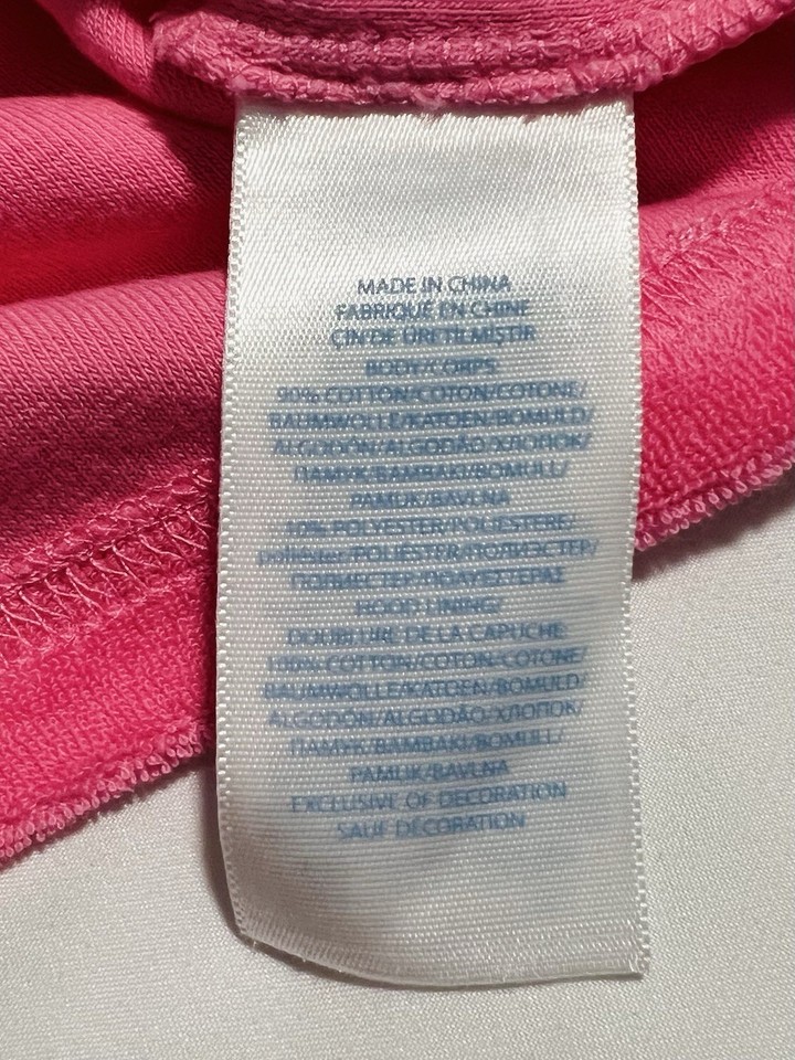 Ralph Lauren Girls Hooded Swim Cover Up Pink Pony Logo Terry Cloth 24M ...