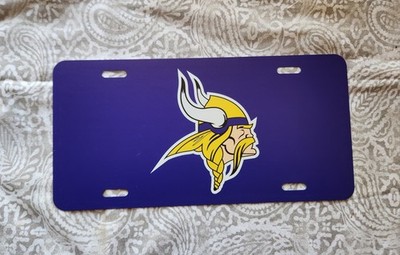Minnesota Vikings Football Metal Novelty License Plate Tag 6x12 Inches ...