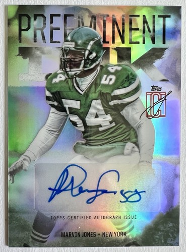 2024 Topps Signature Class Marvin Jones Preeminent Ink Auto Refractor ...