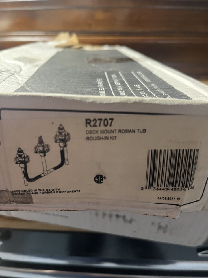 Delta R2707 Deck Mount Roman Tub Rough-In Valve Kit | eBay