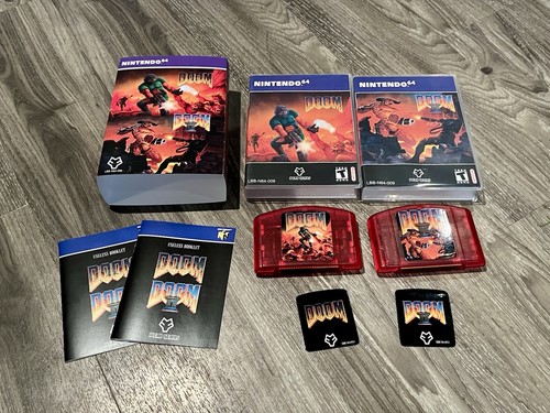 N64 Nintendo 64 Doom 1 & 2 Collection Pack 2 Games Lot Limited Complete Box | eBay