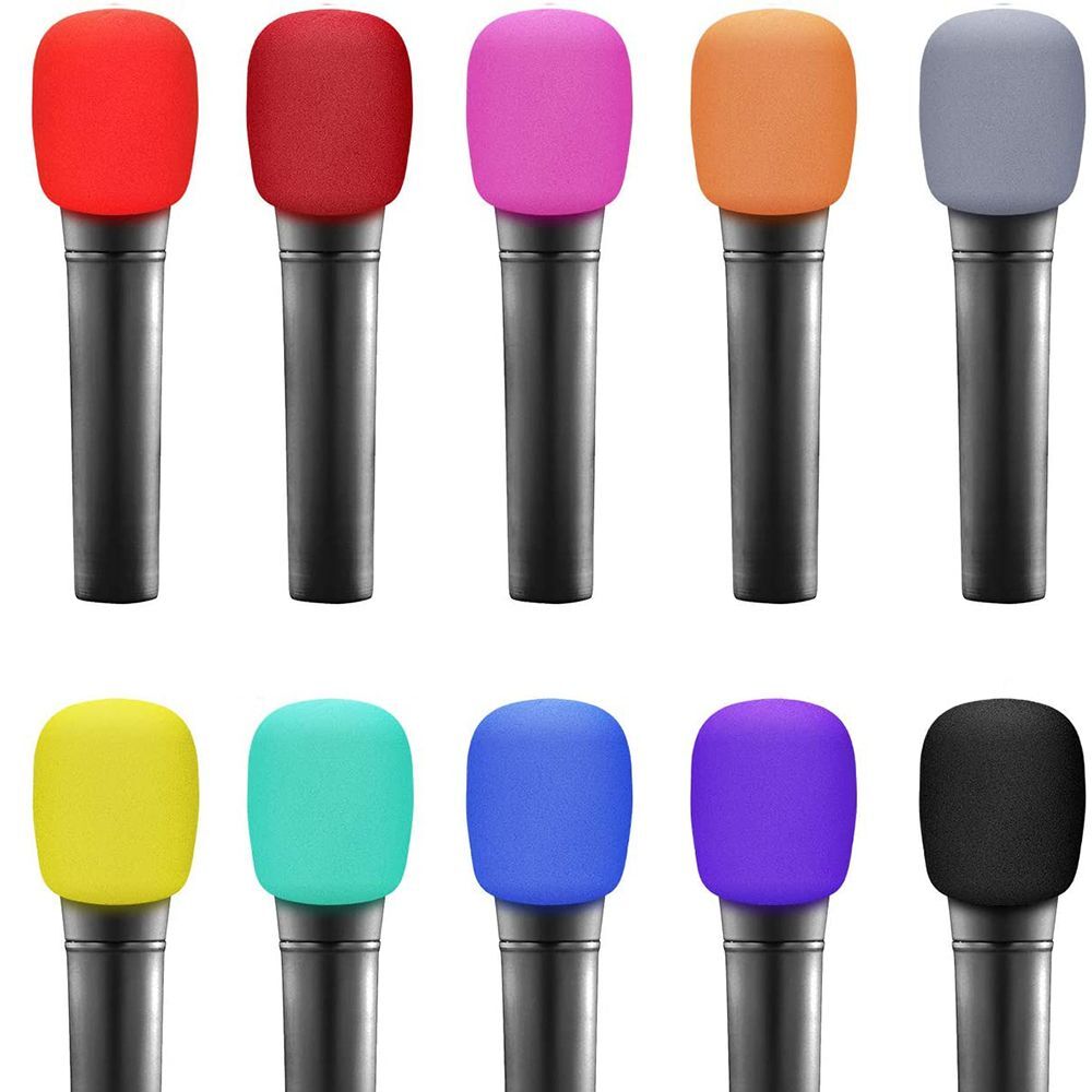 5 pcs Colorful Sponge Soft Protective Cover Microphone Cap | eBay Australia