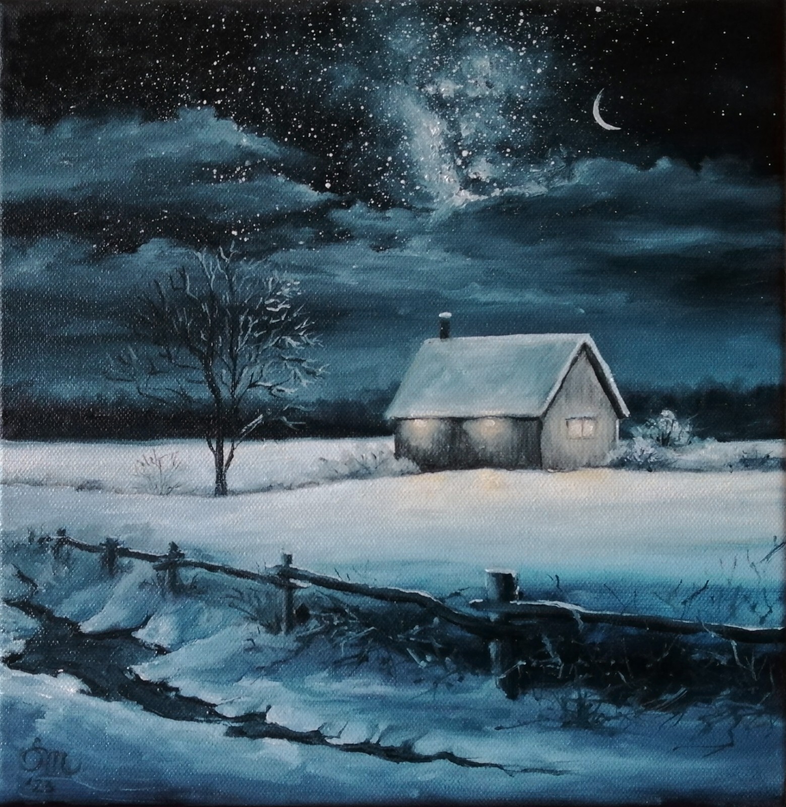 Night Paintings Realistic