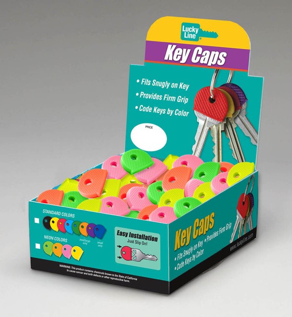 Lucky Line 200 Pack Neon Key Caps 16507 for sale online | eBay